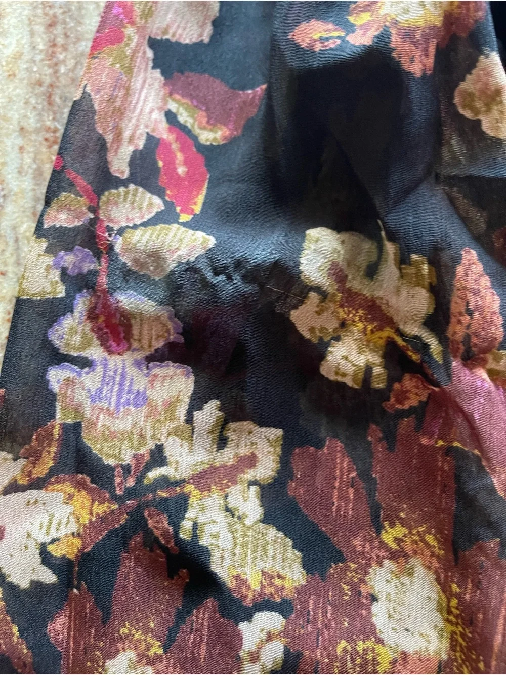 Vici | Dresses | Vici Collection Black Floral Ruffle Girly Coquette ...